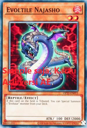Jual Evoltile Najasho | Super Rare | Yugioh AE CR01 AE096 - Jakarta ...