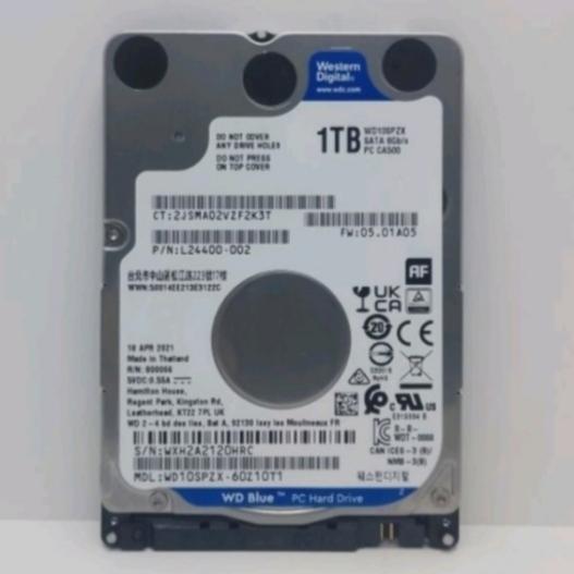 Jual Hardisk Laptop 1TB WD Blue sata 2,5 sentinel 100% HDD 1TB Laptop ...