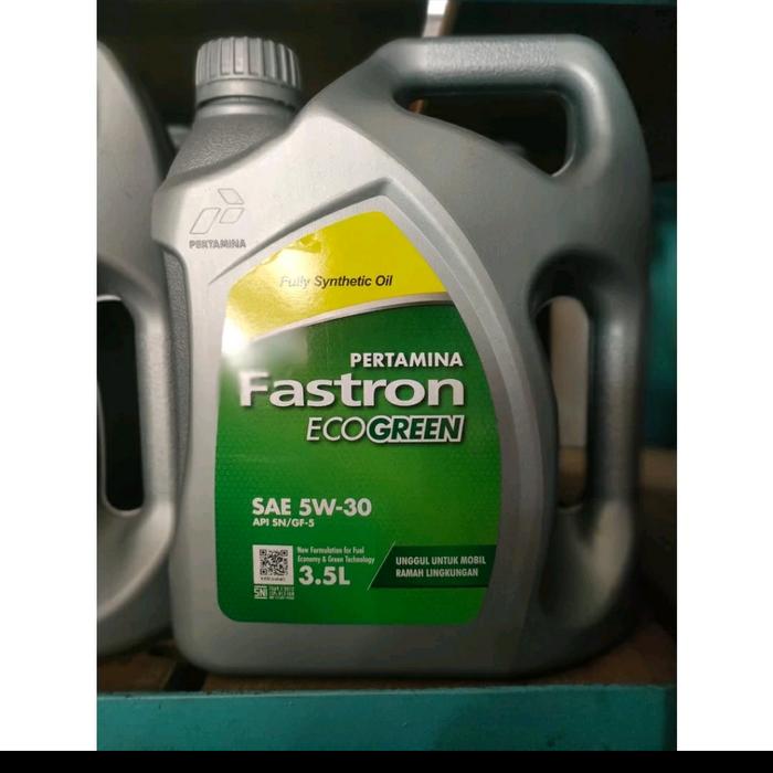 Jual OLI PERTAMINA Fastron Eco Green SAE 5w30 5-30W khusus LCGC -3.5 ...
