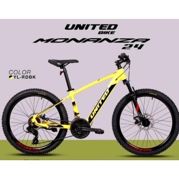 Jual Sepeda Gunung Anak United MTB 24 inch Monanza - Kuning - Kota ...