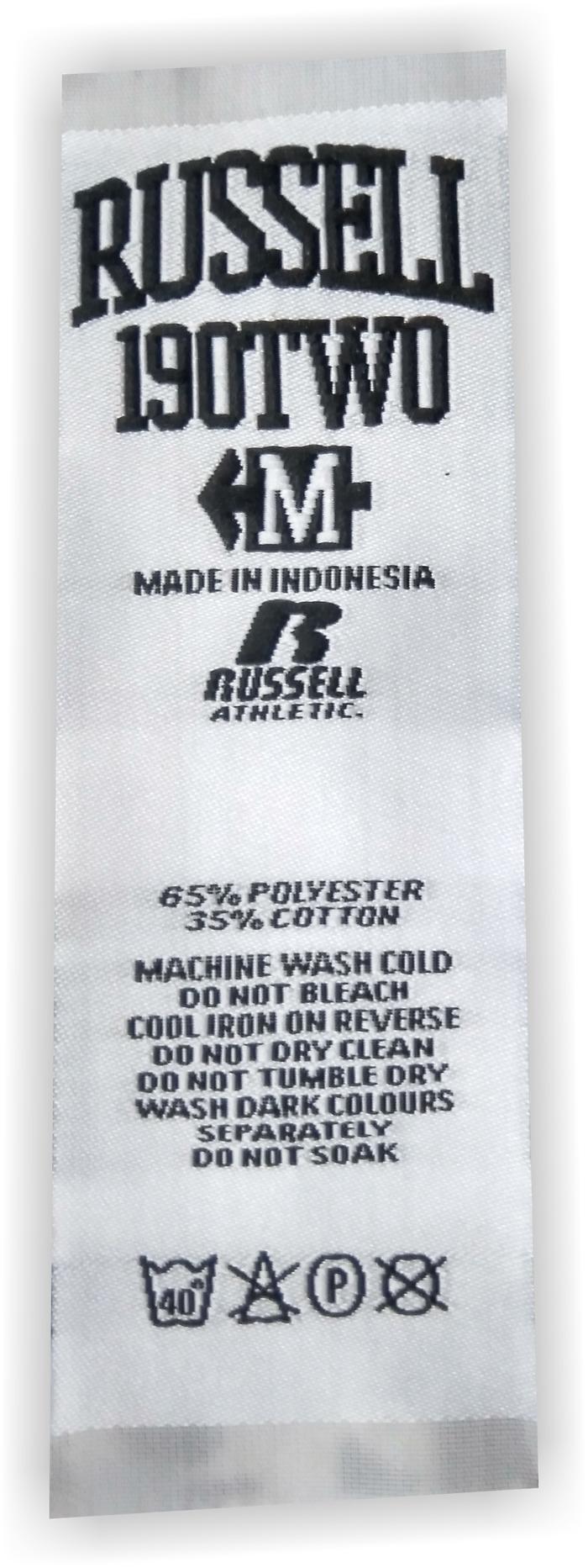 Jual Label Woven / Label Pemeliharaan / Care Label Woven / Label Baju ...