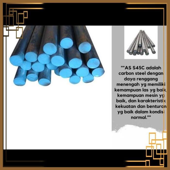 Jual [SPS] SPS AS S45C DIAMETER 80MM AS ST60 AS BESI 45C CARBON STEEL - Jakarta Timur ...