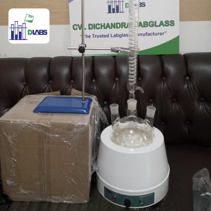 Jual Alat destilasi refluks dan heating mantle - 250ml - Kota Bandung ...