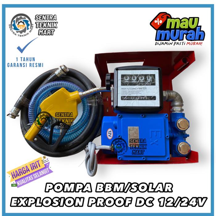 Jual explosion proof Bensin DC 24V Solar Fuel pump Pompa transfr BBM ...