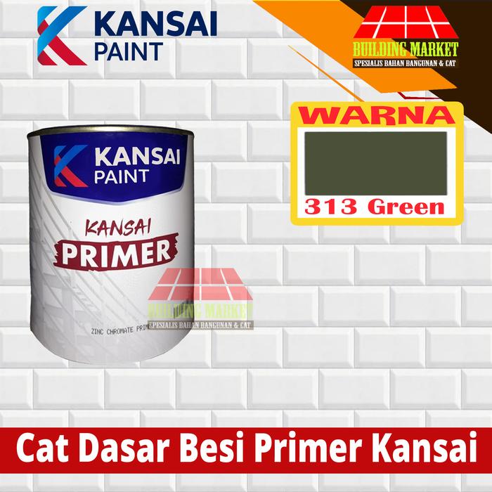 Jual CAT PRIMER CAT DASAR BESI MENI BESI KANSAI ZINC CHROMATE 25 KG ...