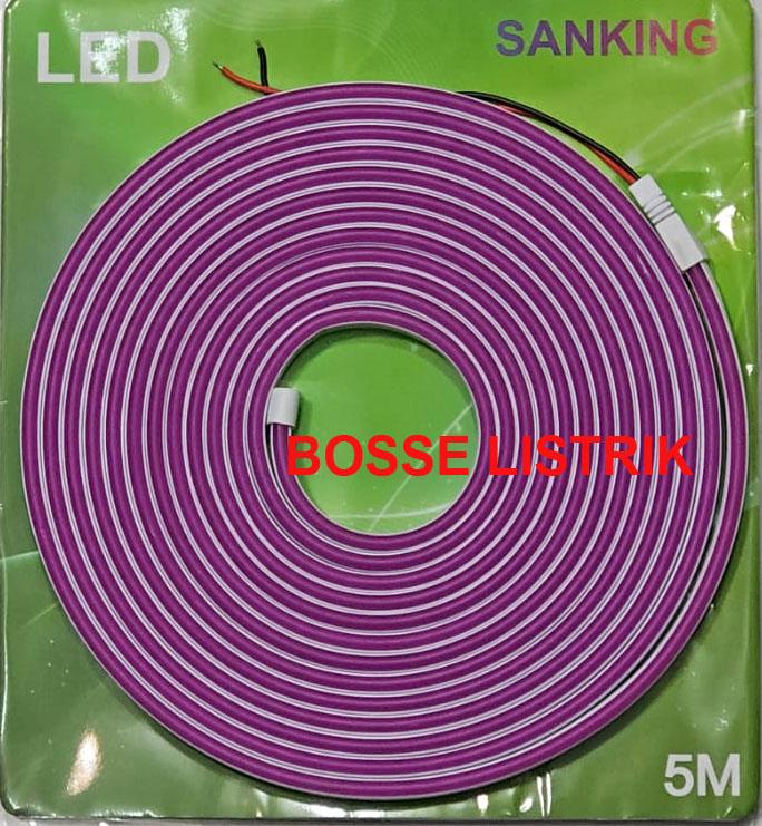Jual Lampu Selang Strip Neon LED Flex Flexy Neon 12V 5Meter - Purple ...