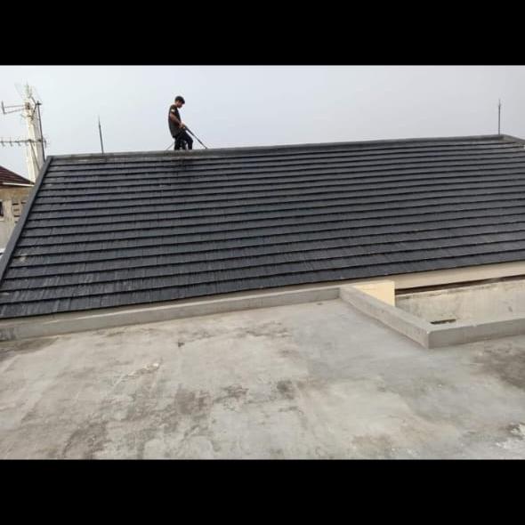 Jual bongkar atap lama pasang baja ringan dan atap genteng beton flat ...