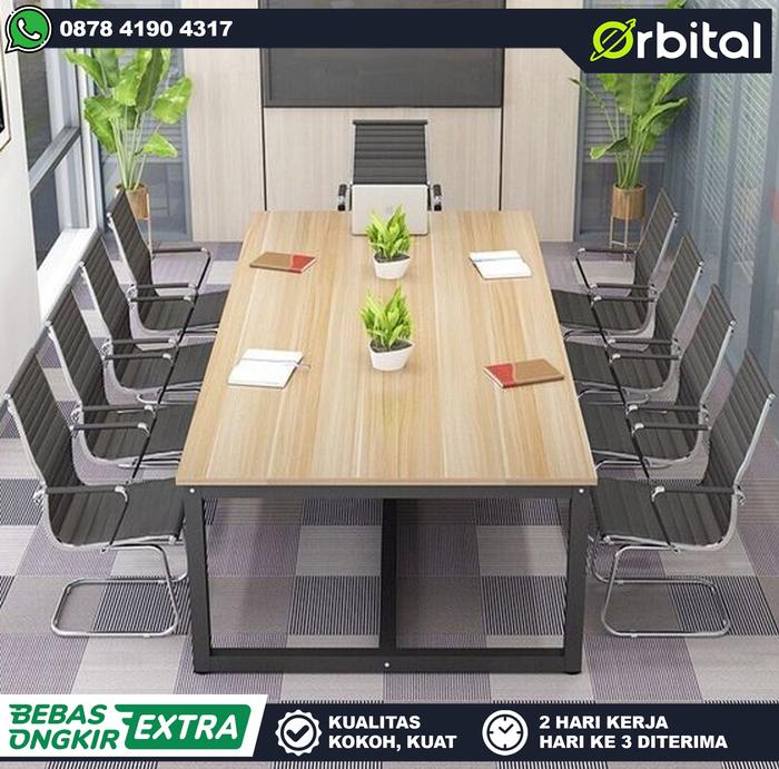Jual Meeting Table 240 x 120 x 75 cm - Meja Rapat Kantor Premium - Meja ...