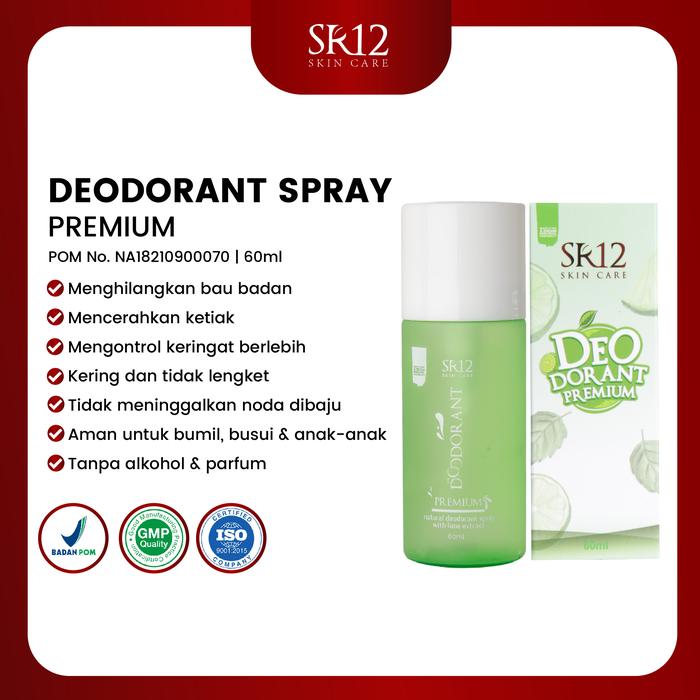 Jual SR12 Deodorant Spray Premium Penghilang Bau Badan Dan Pencerah ...