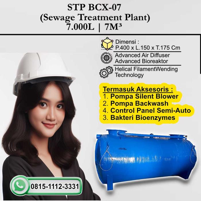 Jual Septictank Biotank IPAL STP Biofil 7.000 Ltr 7M3 / Biotech STP ...