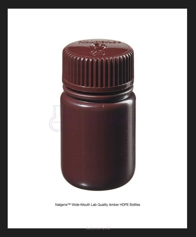 Jual Sample Bottle HDPE 30 ml Amber Wide Mouth Sample Botol Plastik ...