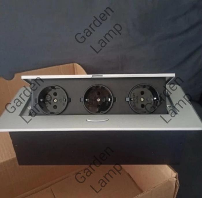 Jual Stop Kontak Meja Meeting Tanem 3 socket power 2 stop USB ...