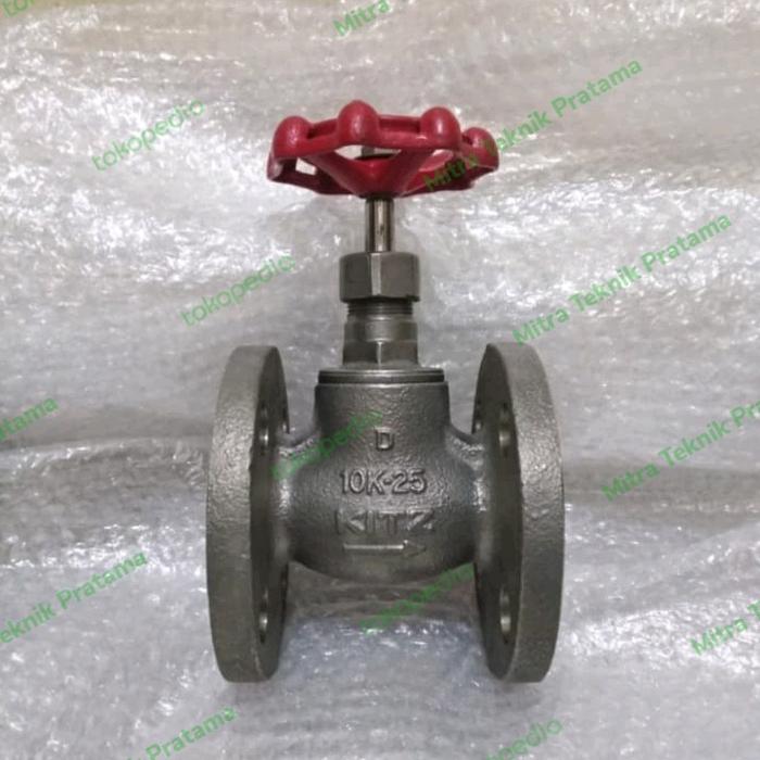Jual Globe Valve KITZ Stainless 304 Flange JIS 10K 1/2" inch DN15 - Jakarta Barat - Mitra Teknik ...