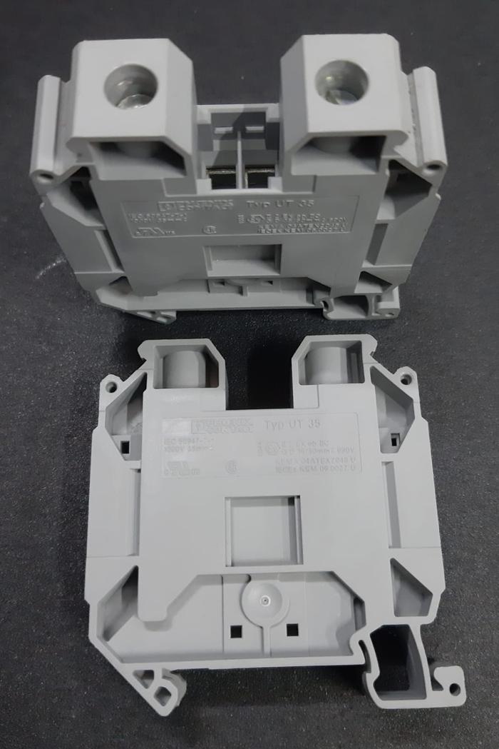 Jual Phoenix Contact UT 35 UT35 3044225 Terminal Block 35mm 1000V 125A ...