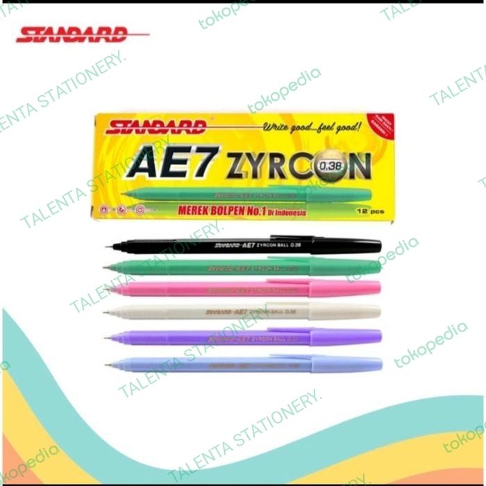 Jual Pulpen / Ballpoint / Pen Standard AE7 zyrcon 0.38 - Jakarta Pusat - TALENTA STATIONERY ...
