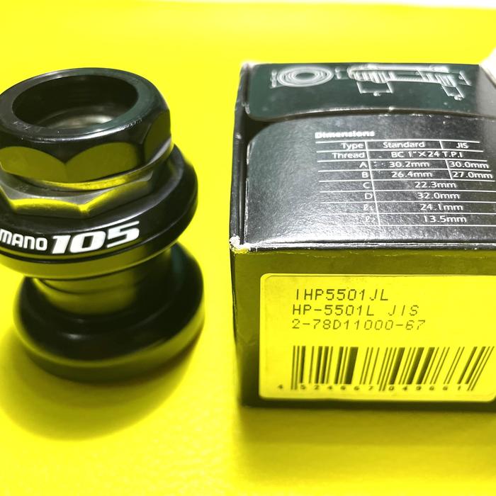 Jual Shimano Headset Headpart 105 HP5501L Standar Viroke Vintage Road ...