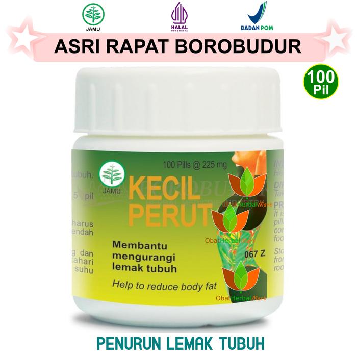 Jual 100 PIL JAMU KECIL PERUT BOROBUDUR OBAT LANGSING BUNCIT PRIA ...