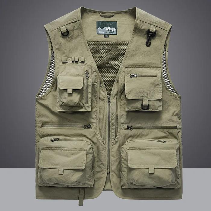 Promo Rompi Tactical Vest Lapangan Kerja Pria Outdoor Casual Rompi ...