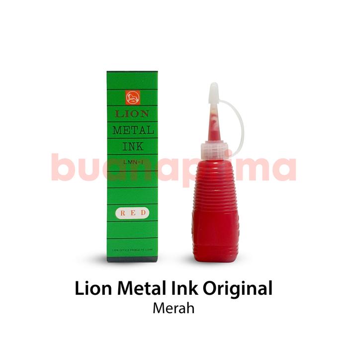 Jual Lion Metal Ink Tinta Numbering Machine Merah Hitam Biru Di Seller ...
