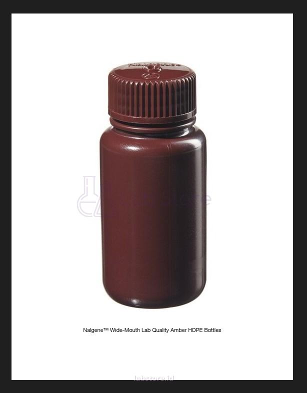 Jual Sample Bottle HDPE 60 ml Amber Wide Mouth Botol Sampel Plastik ...