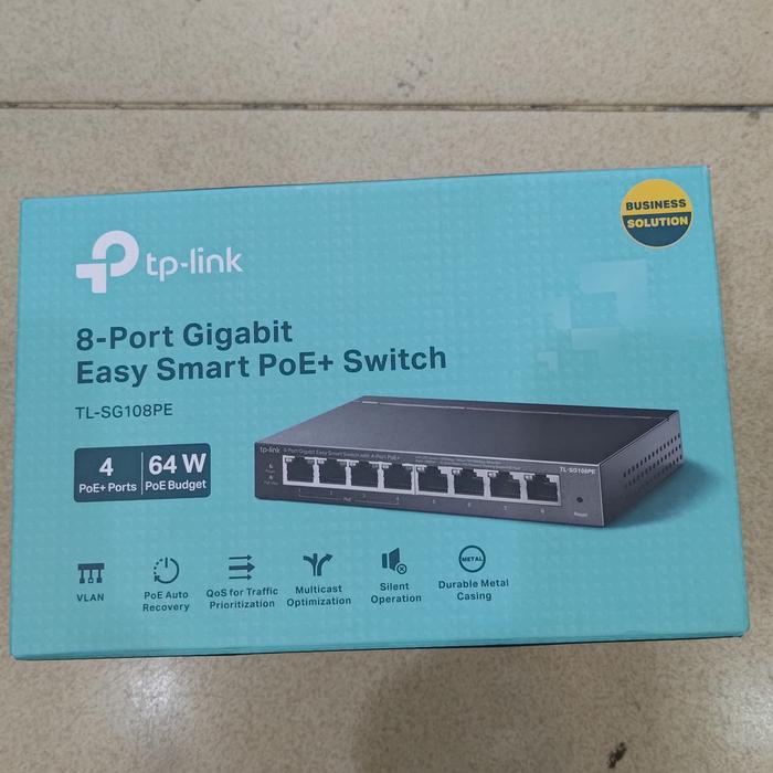 Jual Tplink Tp-Link TL-SG108PE 8-Port Gigabit Switch with 4-Port POE ...