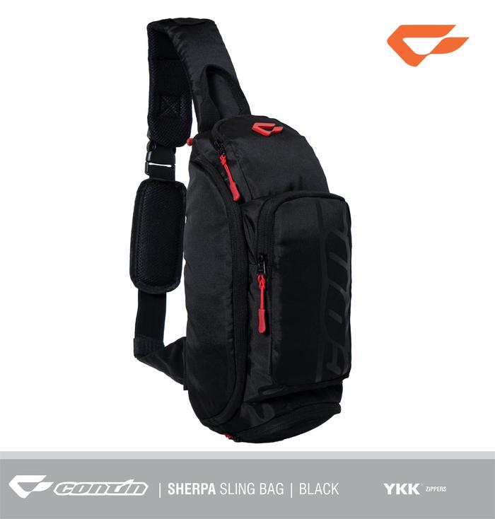 Jual Continmoto Tas Selempang Riding I Contin Sling Bag Sherpa - Black - Kota Cimahi - Contin ...