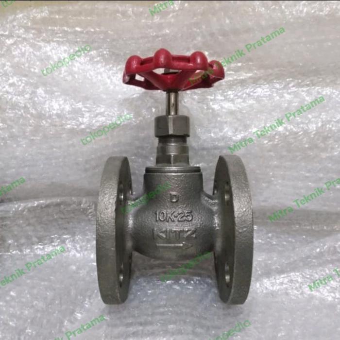 Jual Globe Valve KITZ Stainless 304 Flange JIS 10K 1" inch DN25 - Jakarta Barat - Mitra Teknik ...