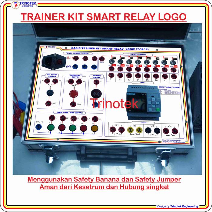 Jual Trainer Kit Smart Relay Logo soft SIEMENS module 230RCE RCE module ...