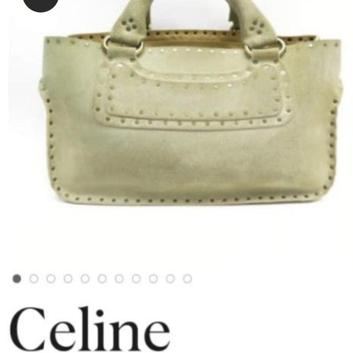 Jual Tas CELINE Made in Italy BOOGIE VELVET HANDBAG SUEDE LEATHER CE00 ...