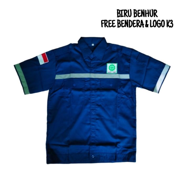 Promo Seragam Safety Proyek Lengan pendek Wearpack safety Proyek Pdh ...