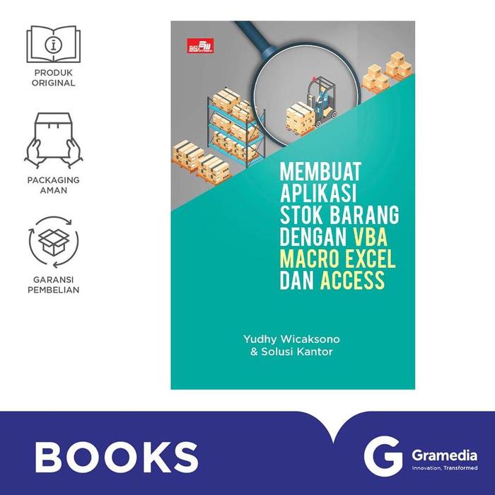 Jual Membuat Aplikasi Stok Barang dengan VBA Macro Excel dan Access - Jakarta Pusat ...