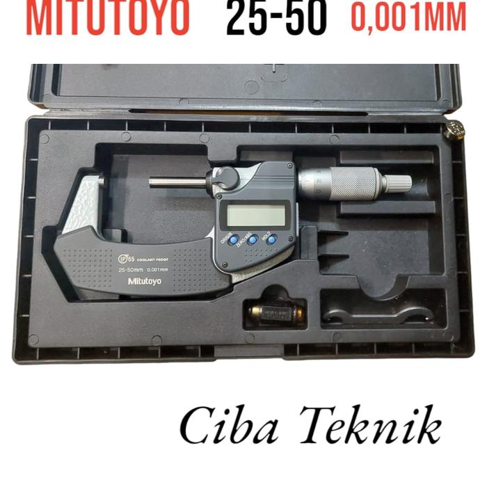 Jual MITUTOYO DIGITAL/DIGIMATIC MICROMETER 25-50mm 0,001mm 293-231-30 - Jakarta Pusat - ciba ...