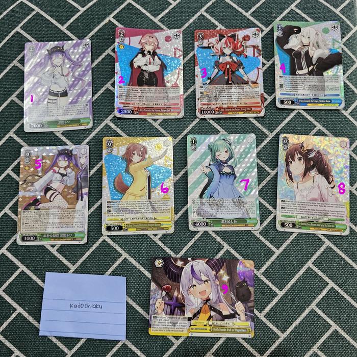 Jual Hololive Holo Live Card Hologram Weifs Schwars Wafer Photocard Pc ...