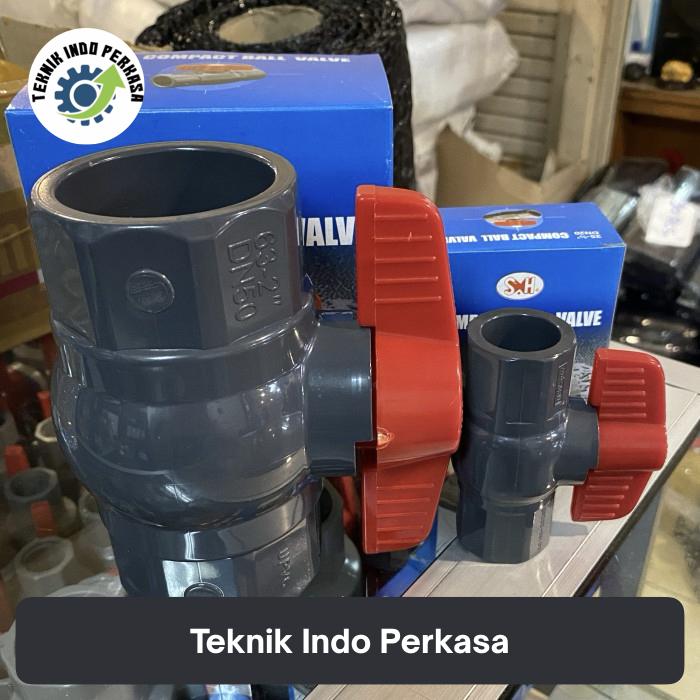Jual Ball valve compact pvc 2" inch merk SH Taiwan - Jakarta Barat ...