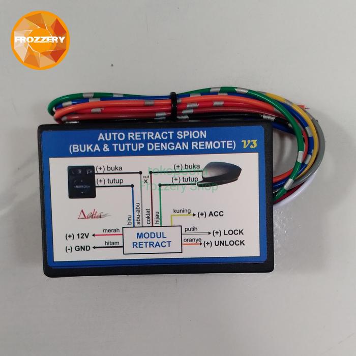 Jual Modul Auto Retract Buka dan Tutup Spion Mobil Via Remote - Kota ...