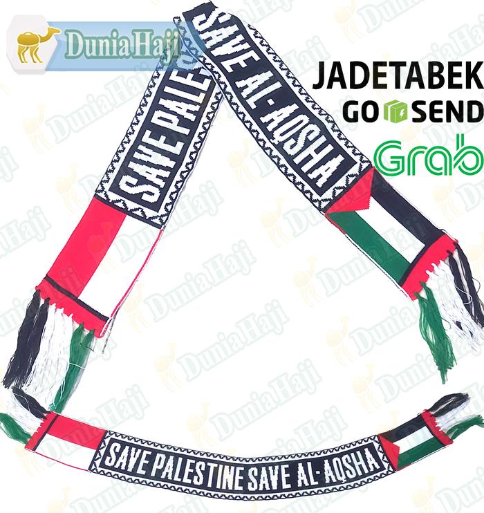 Promo Surban Palestine Palestina Syal Palestin Panjang 120cm Bahan ...