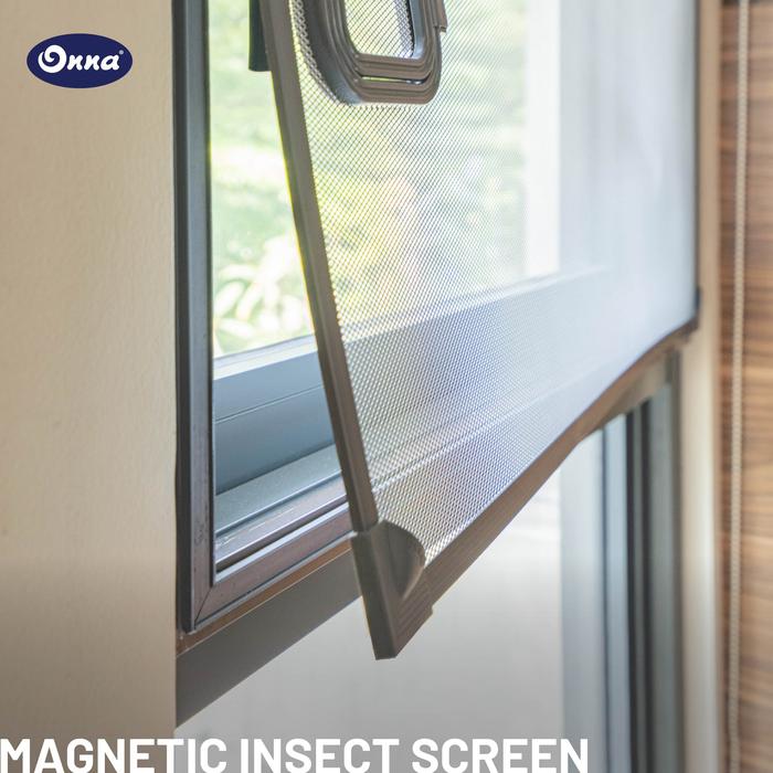Jual ONNA Magnetic Insect Screen Window (Removable) Kasa Anti Nyamuk ...