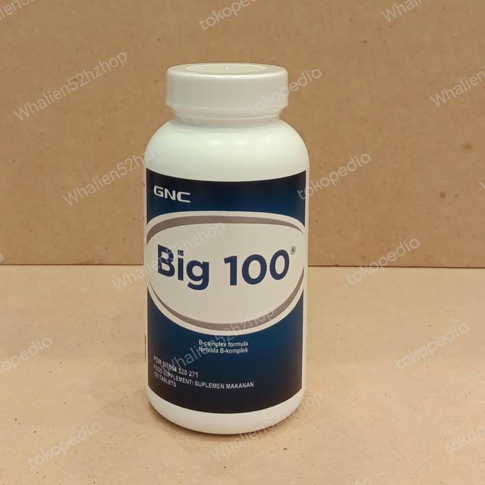 Jual GNC BIG 100 ( B - COMPLEX FORMULA ) - 100 tablets - Jakarta Barat - Whalien52hzhop | Tokopedia