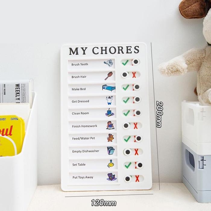 Jual Time Table My Chores, Papan Checklist My Chores, Papan To Do List ...