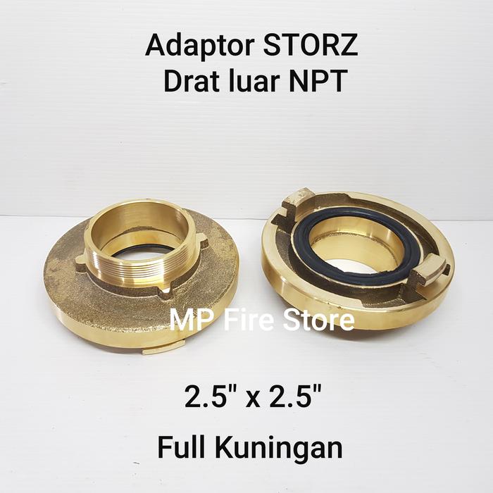 Jual ADAPTOR STORZ 2.5 x DRAT LUAR NPT 2.5 ke HYDRANT VALVE PILLAR KUNINGAN - Jakarta Barat - MP ...