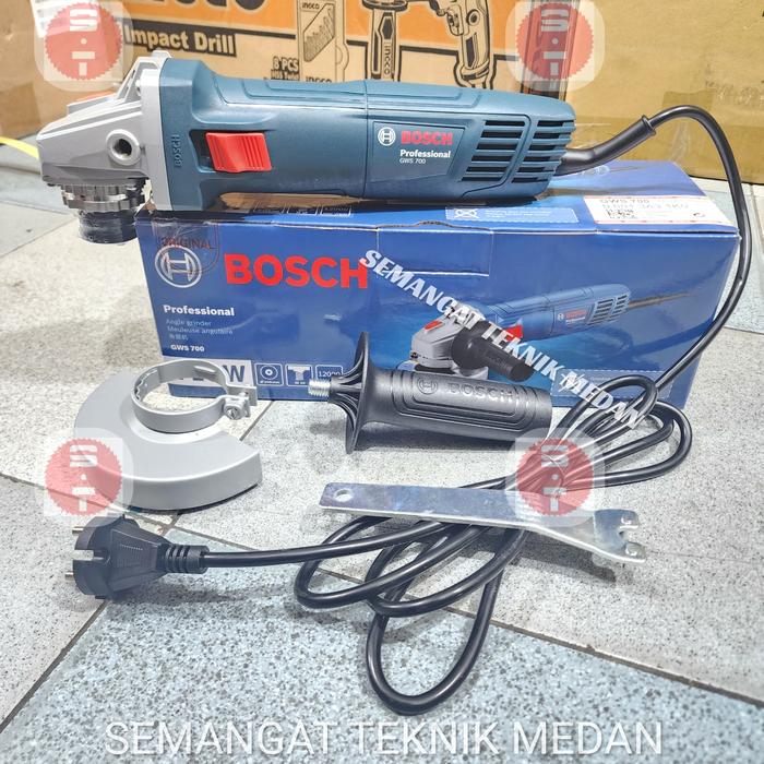 Jual GWS700 MESIN GERINDA GRENDA TANGAN ANGLE GRINDER 4" BOSCH GWS 700 ...