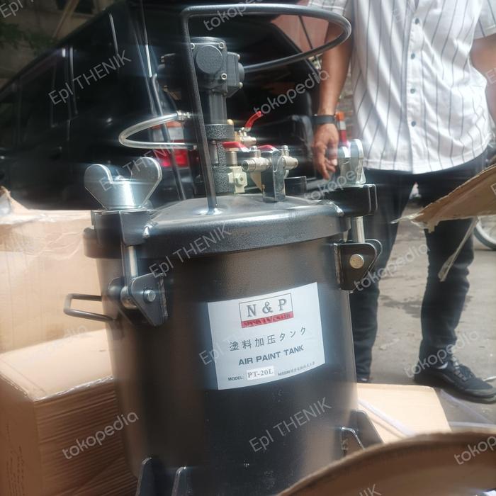 Jual mesin paint tank pressure pot alat pengaduk cet tanki 20 lieter N&P - Jakarta Utara - Epl ...