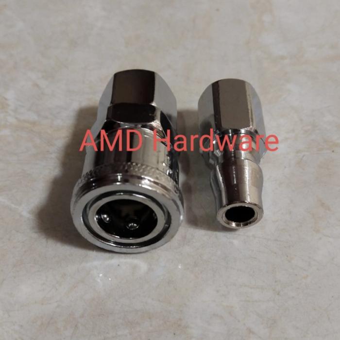 Jual Quick Coupler Plug SET Sambungan Kompresor Angin SF20 & PF20 1/4 ...