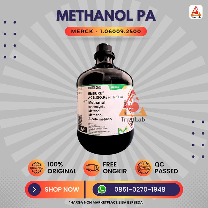 Jual Methanol PRO ANALIS Merck 1.06009.2500 | Methanol Merck 1.06009. ...