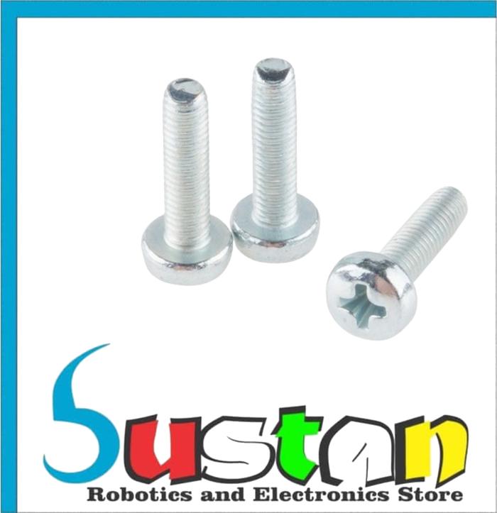 Jual BAUT M4 SCREW M4X10 HIGH 10MM 10 MM 1CM SILVER KEPALA BULAT ...