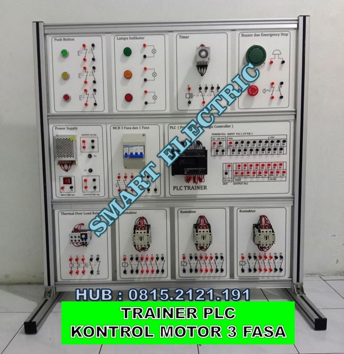 Jual PLC TRAINER BASIC TRAINER PLC OMRON 30 I/O CONTROL MOTOR 3 PHASE ...