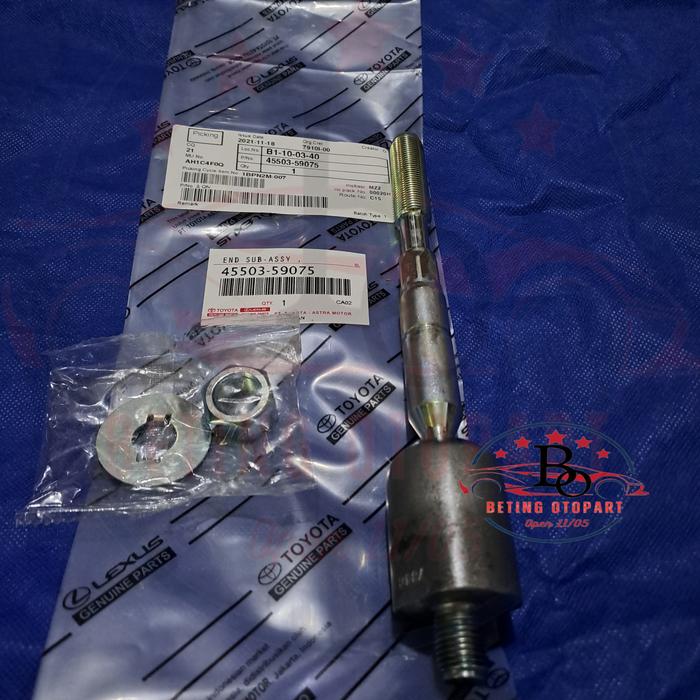 Jual RACK END LONG TIE ROD TOYOTA ALPHARD ANH10 MNH10 2003-2007 ASLI ...