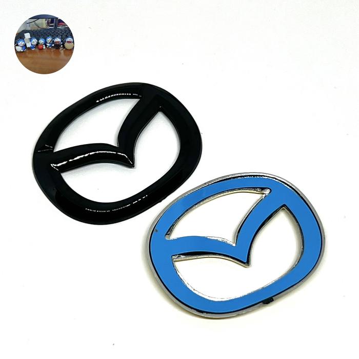 Jual Emblem Mobil Logo Cover Stir Mobil Mazda 6CM x 4,6CM - Chrome ...