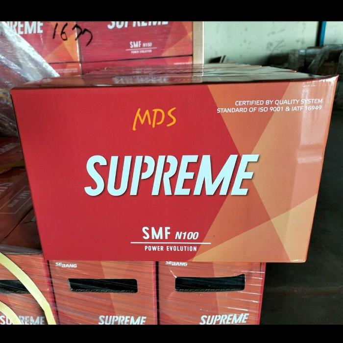 Jual Aki Accu Battery SUPREME MF N100 12V100 Ah, Aki kering Genset DLL ...