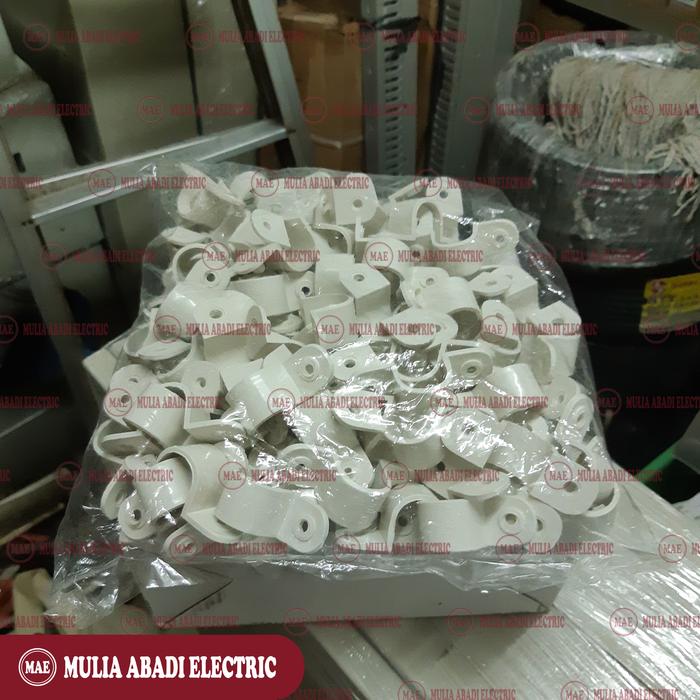 Jual Clamp Pipa Conduit 20mm / Klem Pipa Conduit 20mm 100Pcs - Jakarta ...